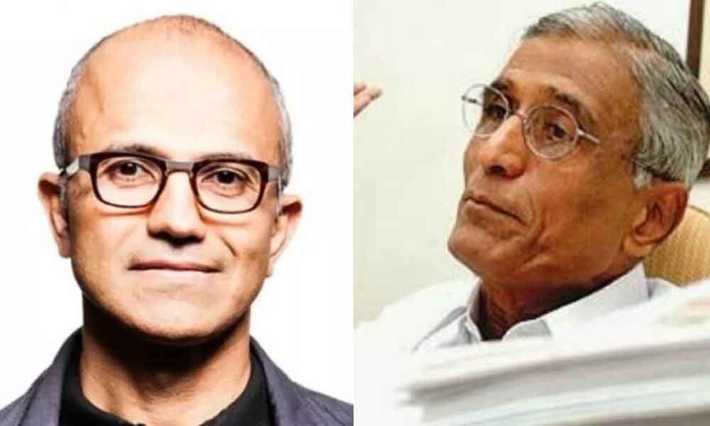 Satya Nadella's father dead