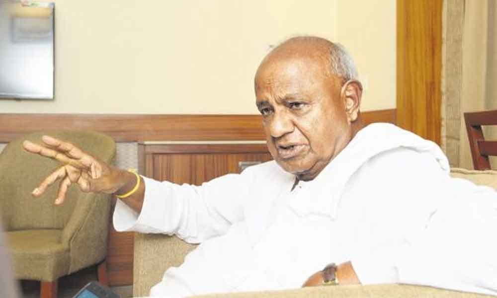 Let's face all elections independently: Gowda on alliance with Congress