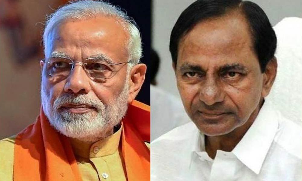 KCR meets PM Modi, holds talks on Godavari-Krishna linking