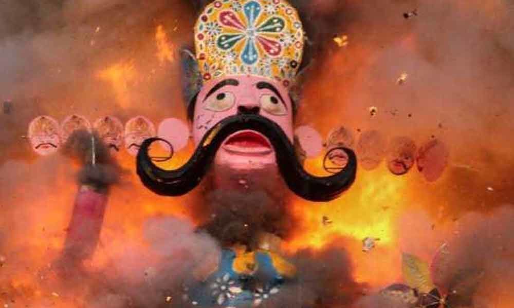 Ravan is losing stature every year in this Bhopal locality