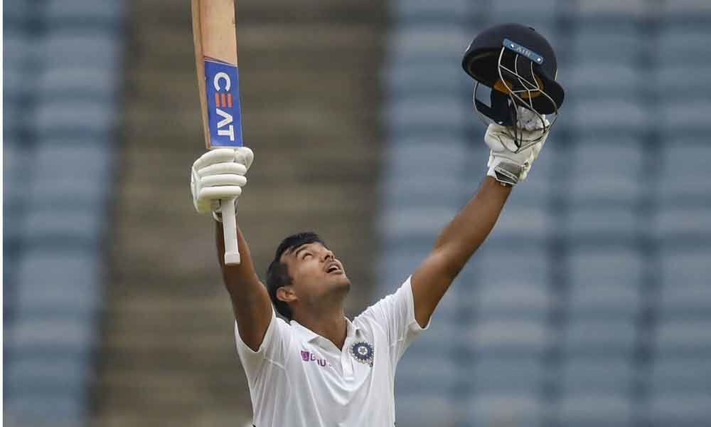 Mayank powers India to 273/3