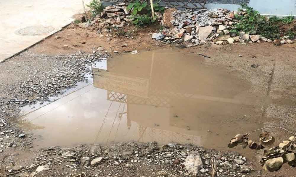 Water logging causing hardships