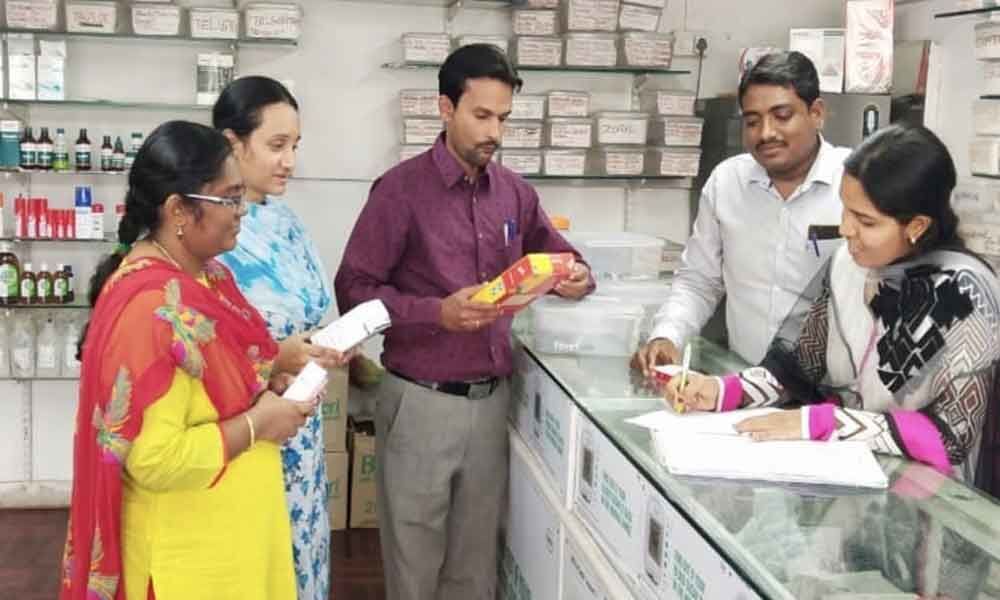 Drug Control Administration conducts raids on drug stores