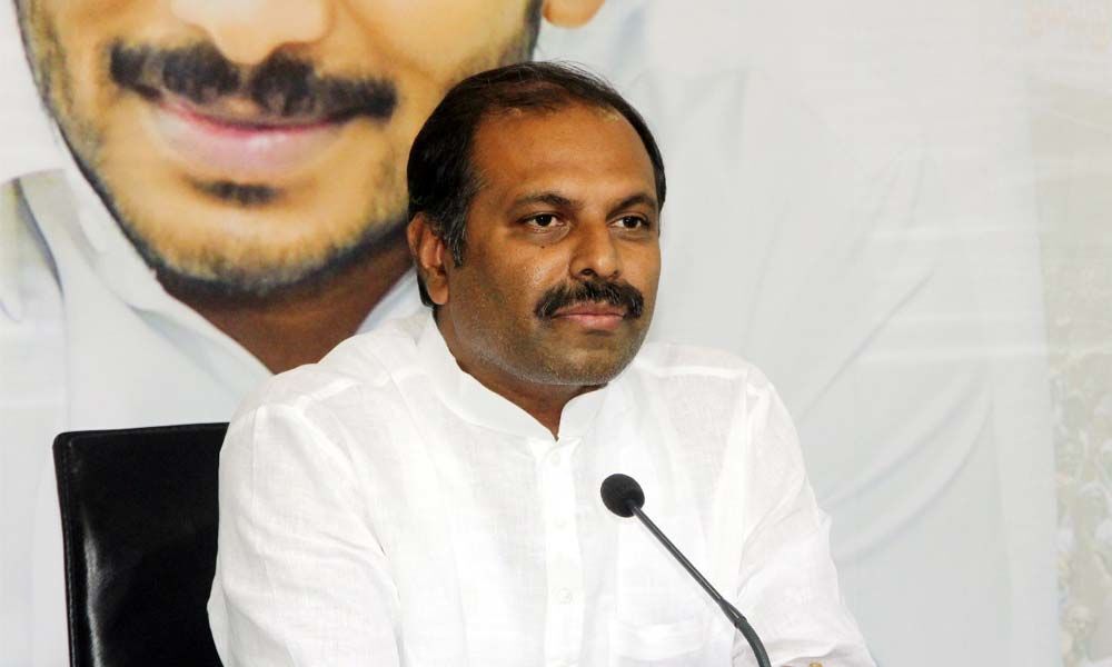 Chief Whip Gadikota Srikanth Reddy flays Naidu remarks on Jagan