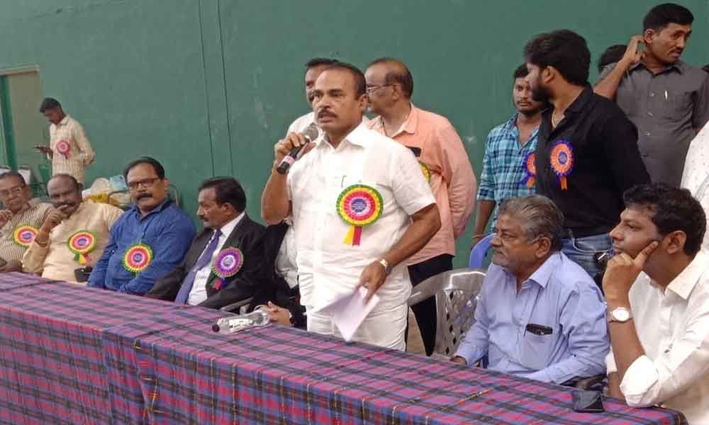 MLA inaugurates Open Carrom Tourney in Chittoor