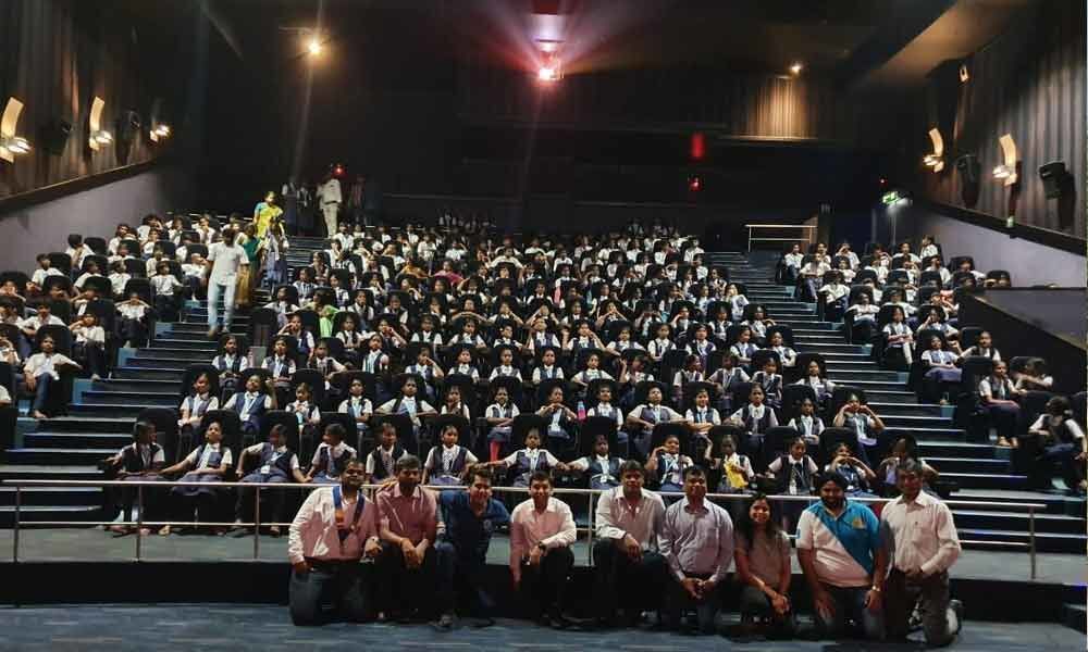 Movie screening organized for special children