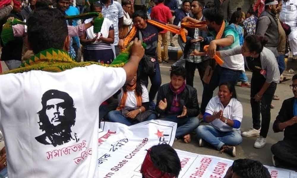 Teachers protest against New Education Policy in Delhi