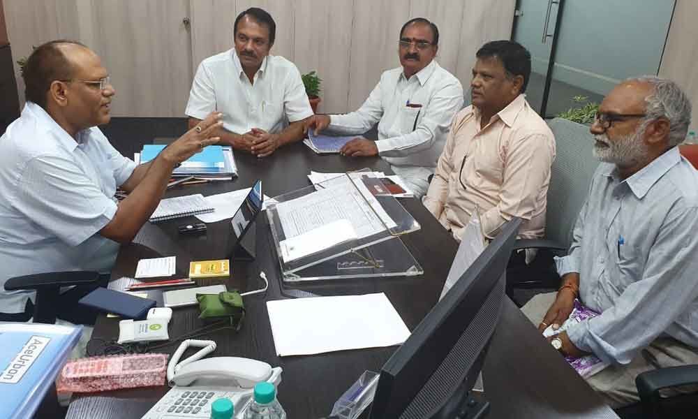 MLA Devireddy Sudheer Reddy takes up issues of BN Reddy Nagar