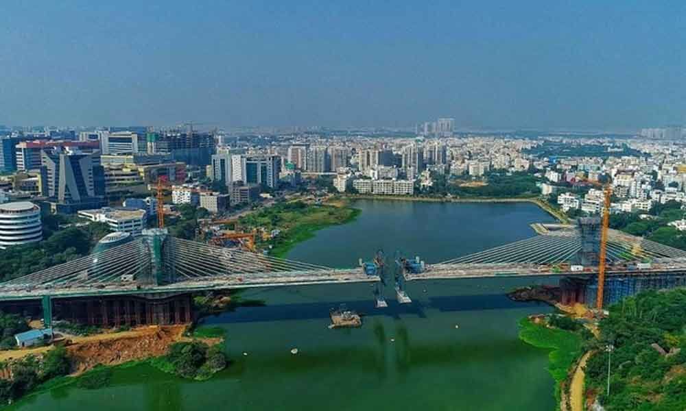Hyderabad: Madhapur's Durgam Cheruvu bridge nears completion