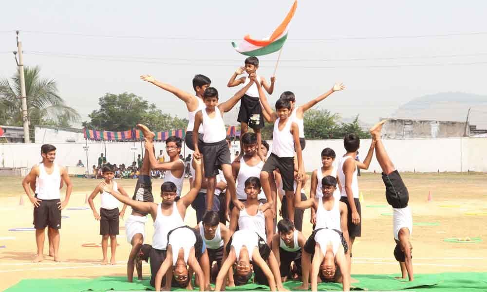 Sports Day celebrated at DPS in Vijayawada