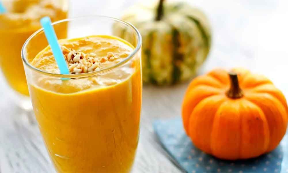 Pumpkin season is back let's blend some smoothie