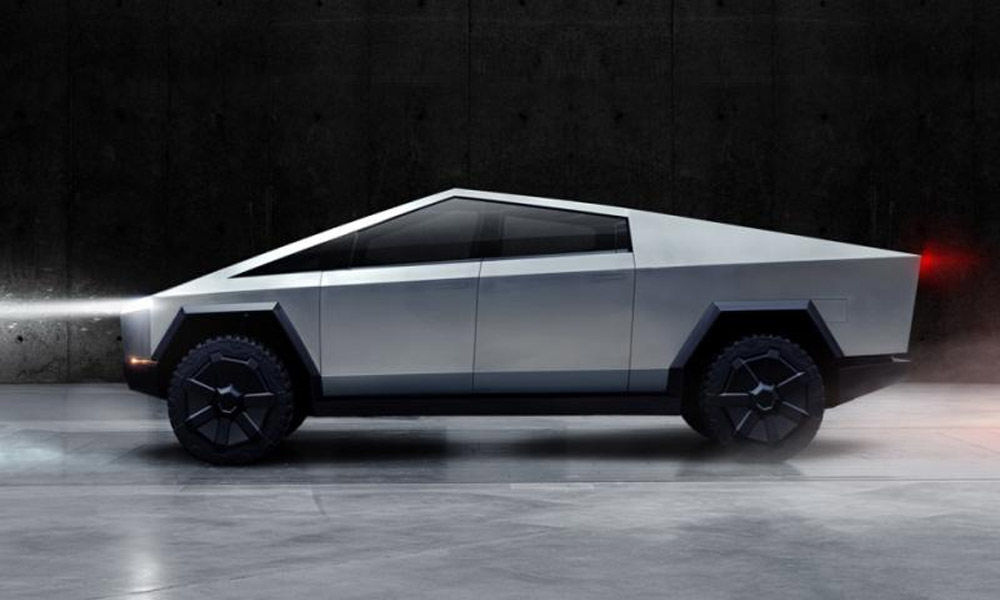 Tesla's electric pickup breaks the mould with angular design and ...