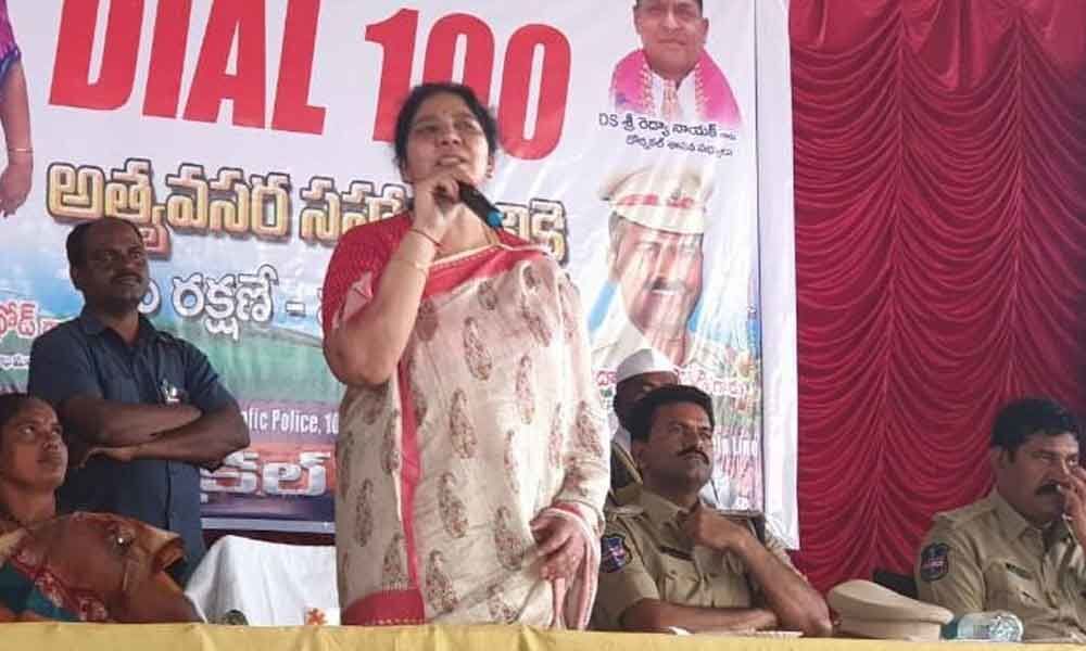 Mahabubabad: Be assertive, Minister Satyavathi Rathod tells girls