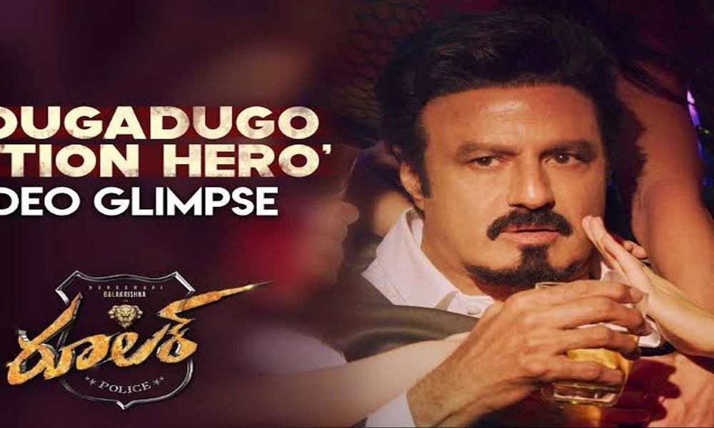 Witness Balakrishna's swag in Adugadugo Action Hero