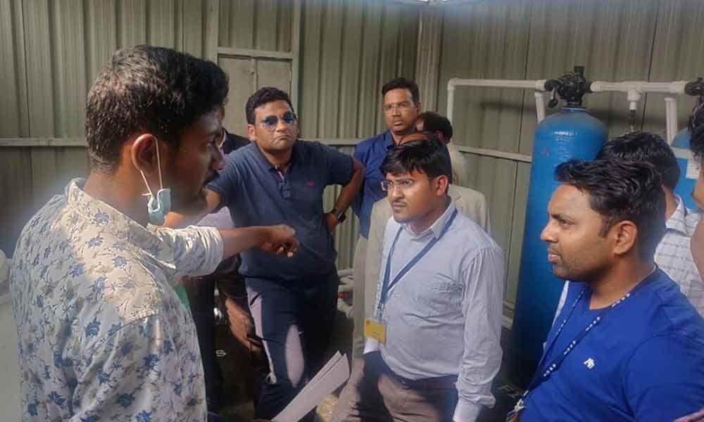 Varanasi civic team visits FSTP in Warangal