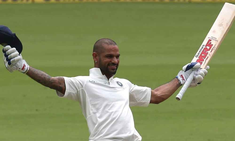 Dhawan hits unbeaten ton against Hyderabad