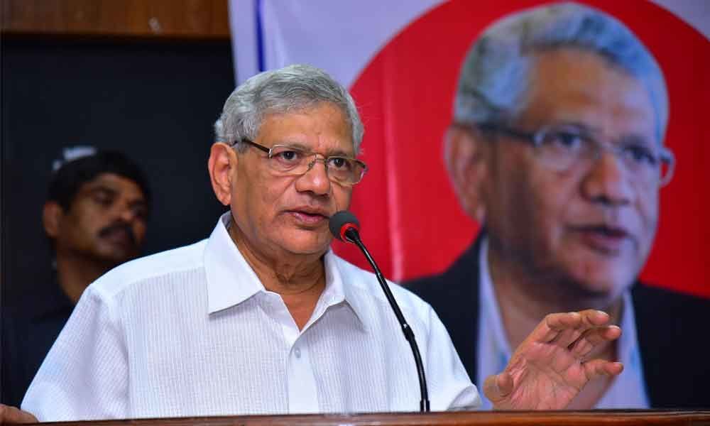 Hyderabad: Yechury slams PM Modi over NPR