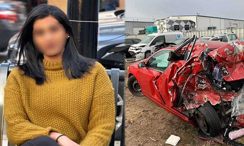 Mortal remains of Charitha Reddy reach Hyderabad