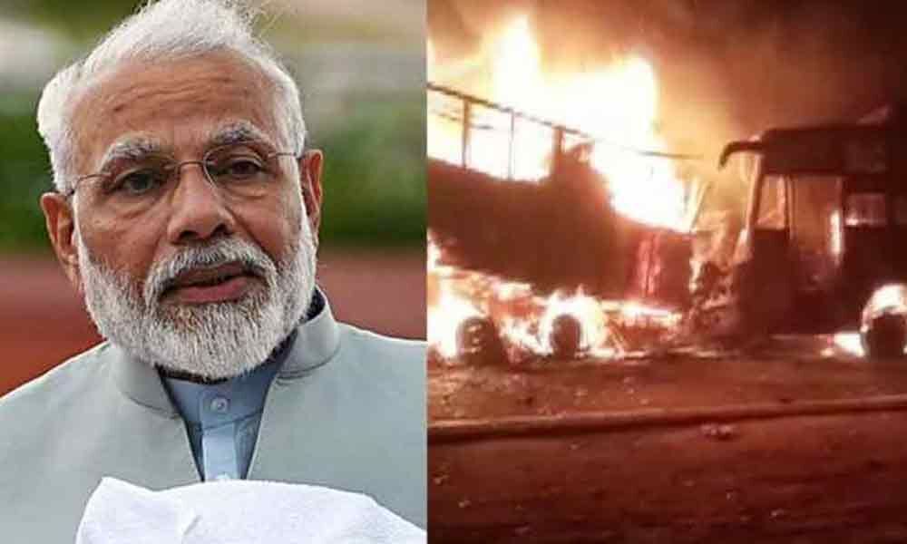 PM Modi, Amit Shah, Express Grief Over Kannauj Bus Fire Accident In UP