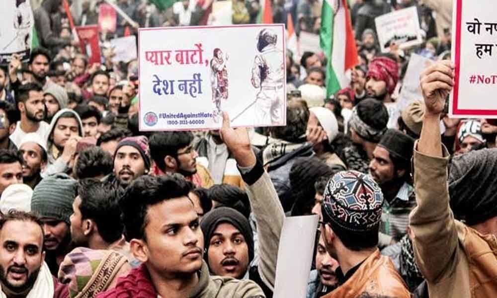 25 detained for protesting against CAA in Hyderabad