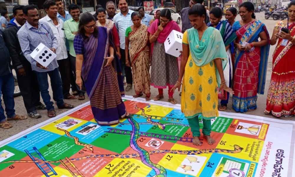 Mancherial: An innovative way to create awareness