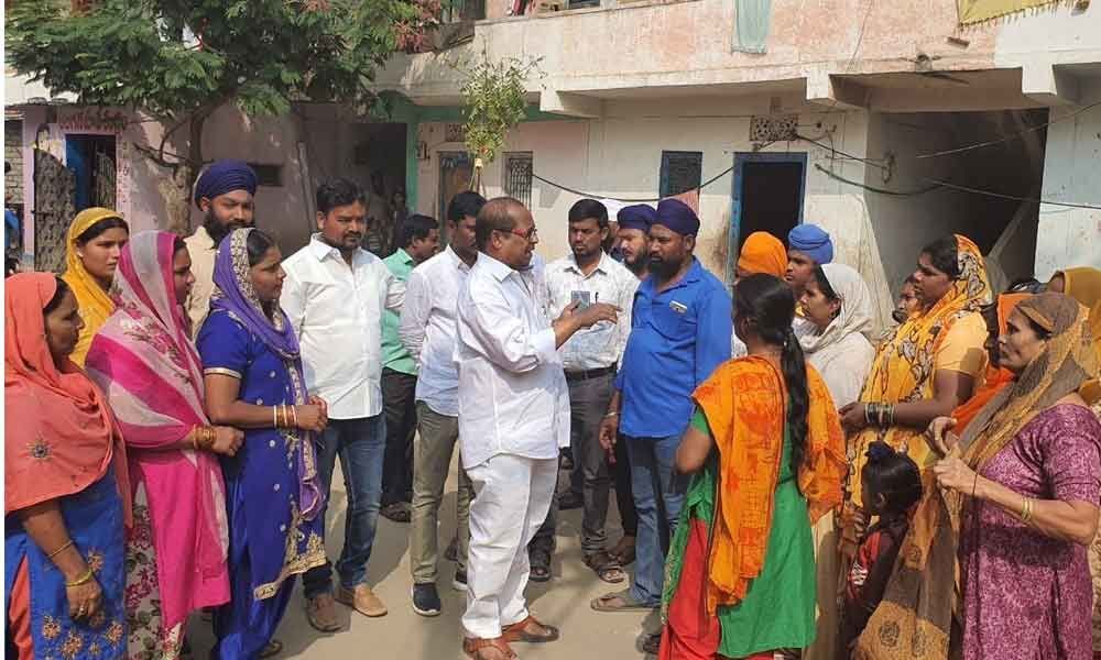 Dodla Ramakrishna Goud assures Development work in phases at Allwyn Colony