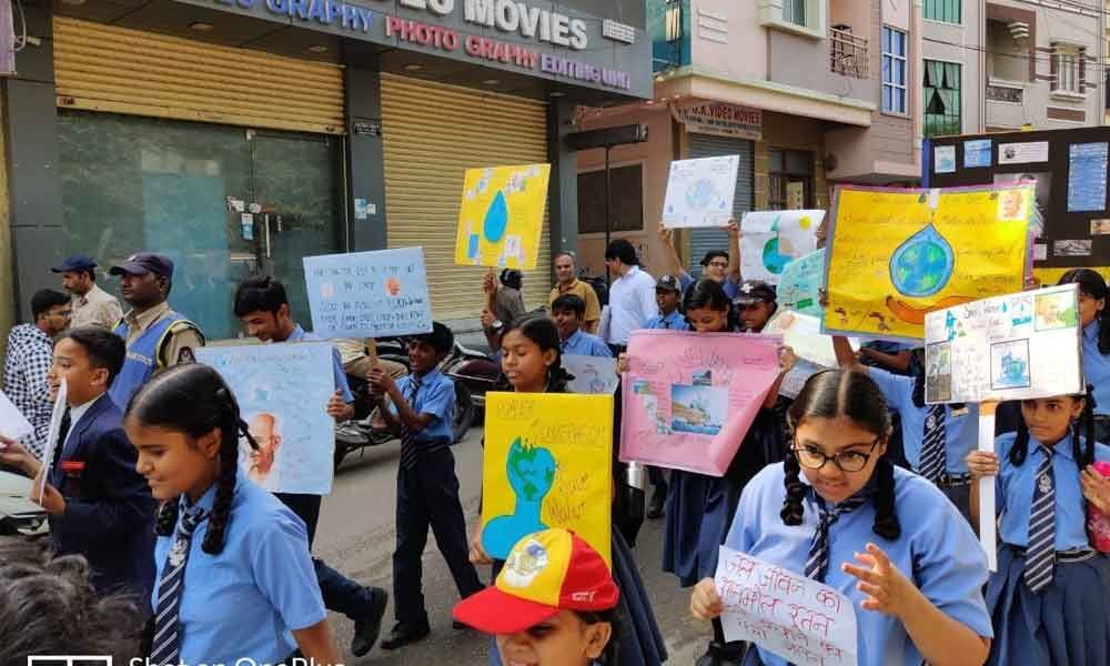 Hyderabad: Water conservation rally marks Martyrs' Day