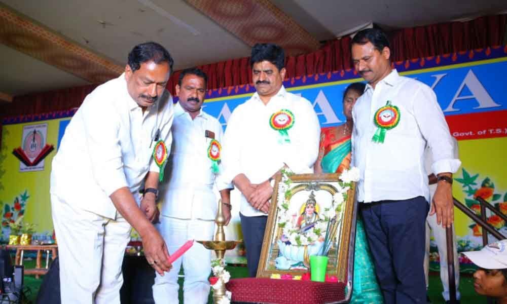 Uppal: MLA Bethi Subhash Reddy takes part in annual day fest