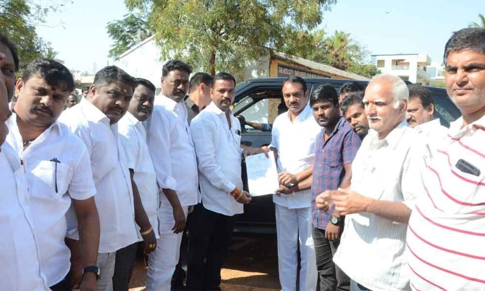Hyderabad: Devireddy Sudheer Reddy issued the CMRF cheque in LB Nagar