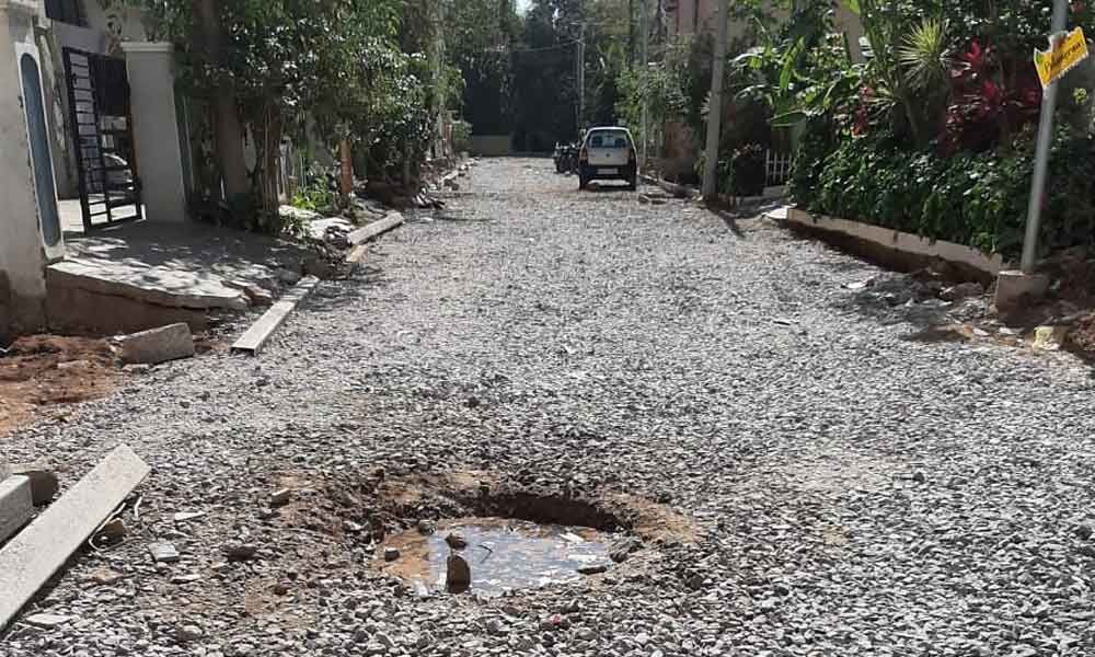 Hyderabad: Plea to complete CC roads in Kondapur