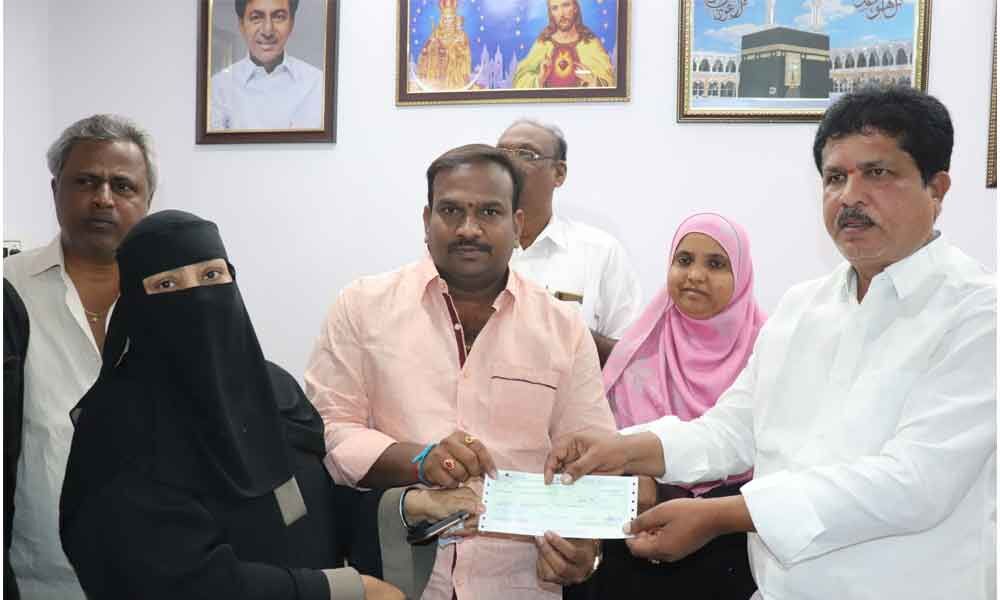Hyderabad: Kalyana-Shaadi, CMRF cheques distributed in Kukatpally