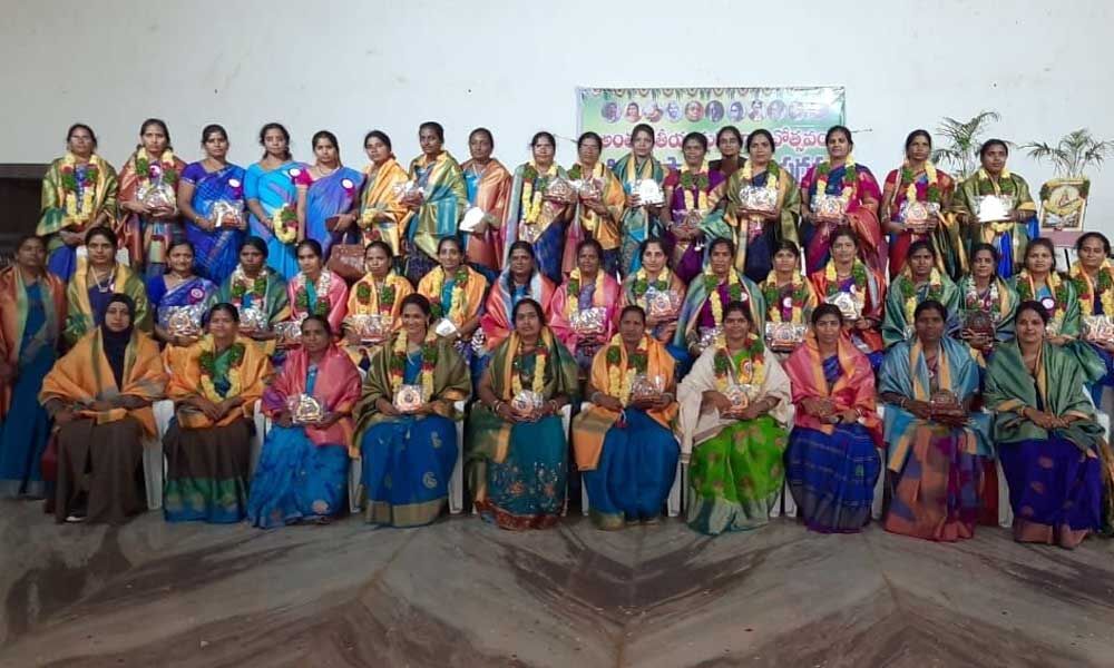 Moinabad: Women's Day celebrated