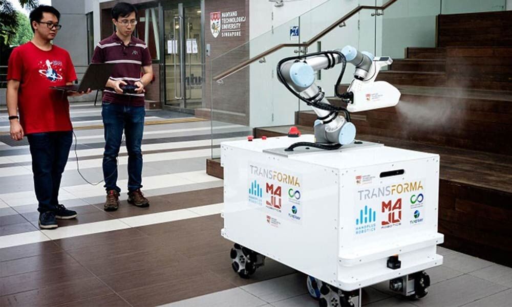 New disinfection robot to aid cleaners in COVID-19 fight