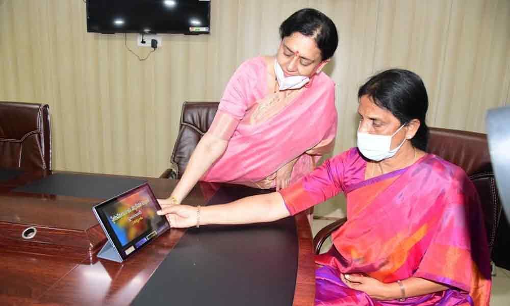 Hyderabad: Education Minister Sabita Indra Reddy warns private school ...