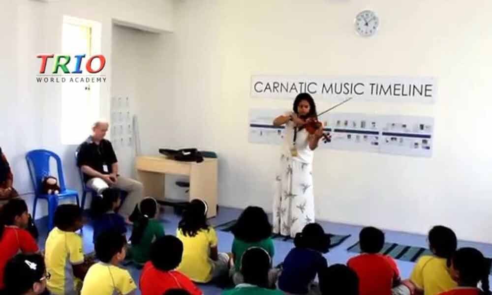 Trio world school amid the lockdown continues to groom their students ...