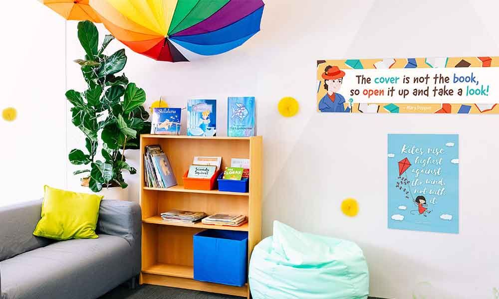 Create a reading corner on a budget