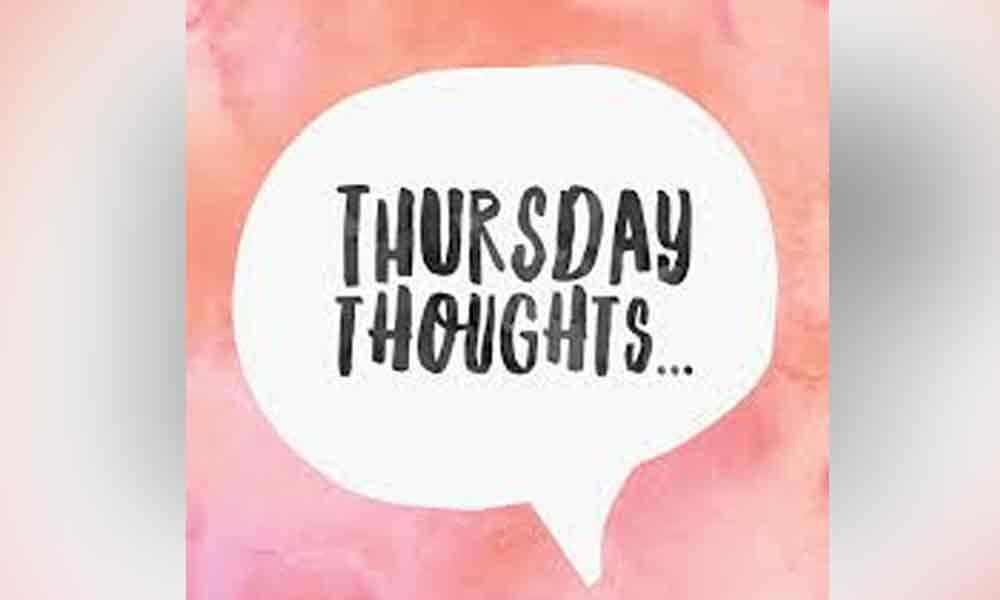 Thursday Thoughts: Tomorrow Holds Promise, Hope