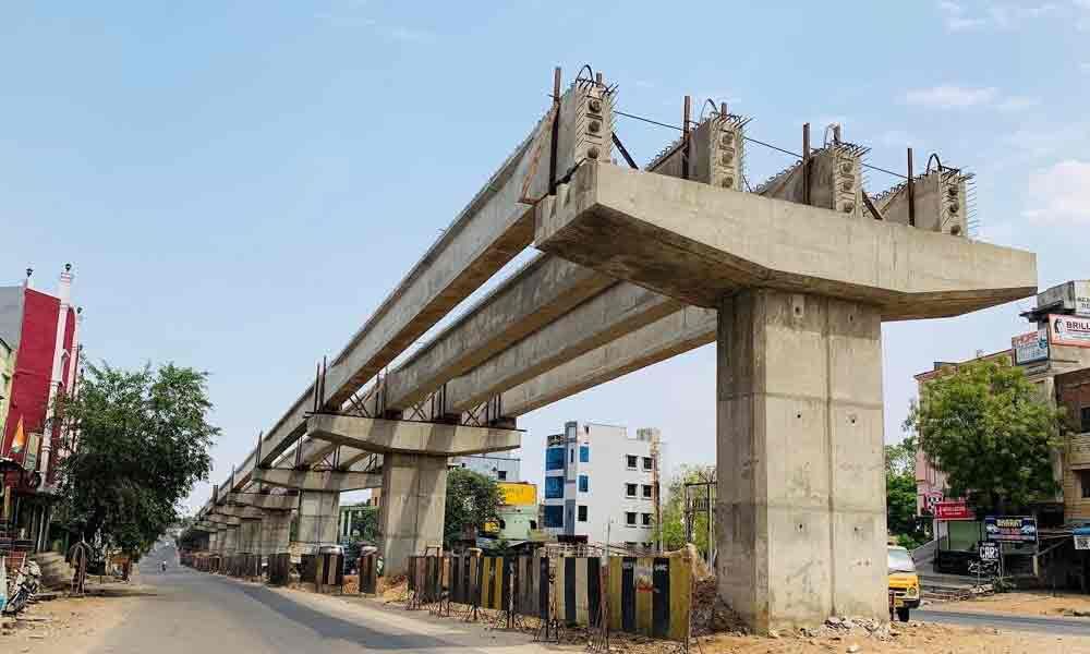 Hyderabad: Santosh Nagar flyover works yet to gather pace