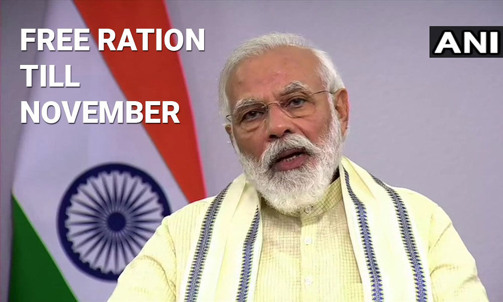 PM Narendra Modi speech live updates: Free ration scheme for poor ...