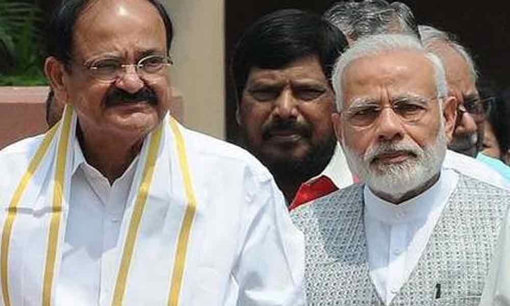 Vice-President M Venkaiah Naidu, PM Modi greet people on Raksha Bandhan