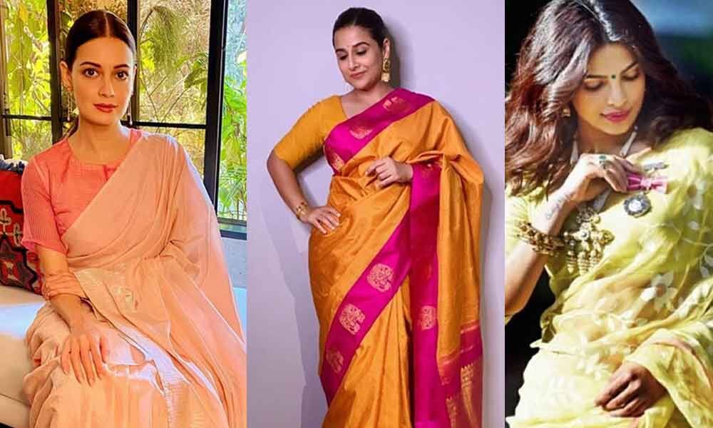 Priyanka, Vidya, Janhvi, Dia go vocal for local on National Handloom Day