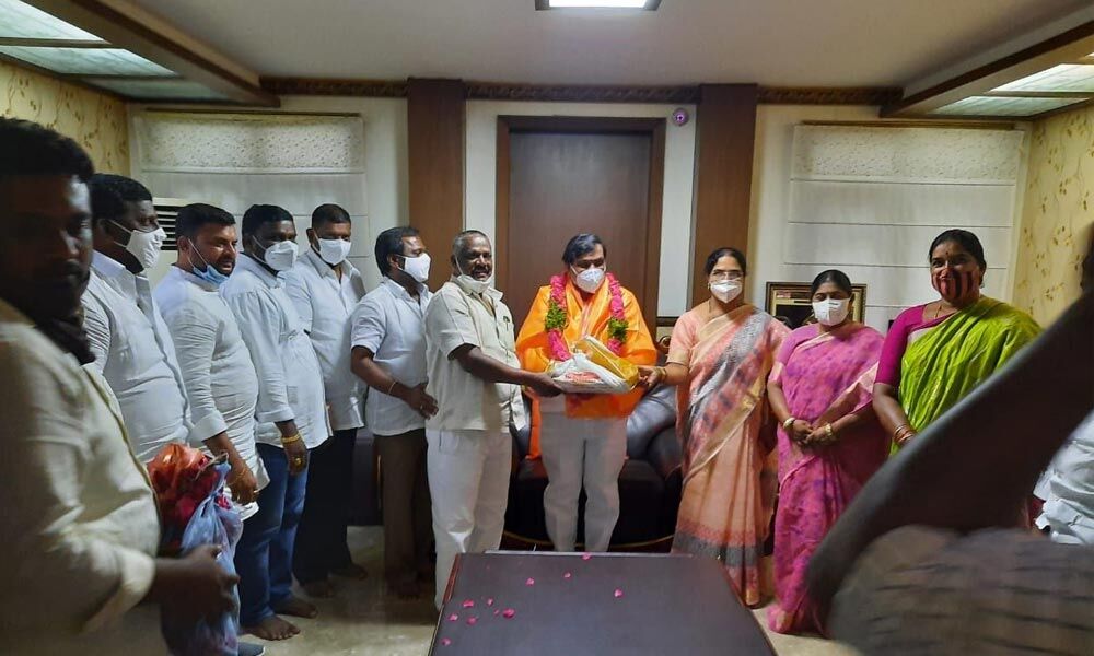 Ranga Reddy: Newly elected co-opted members felicitated