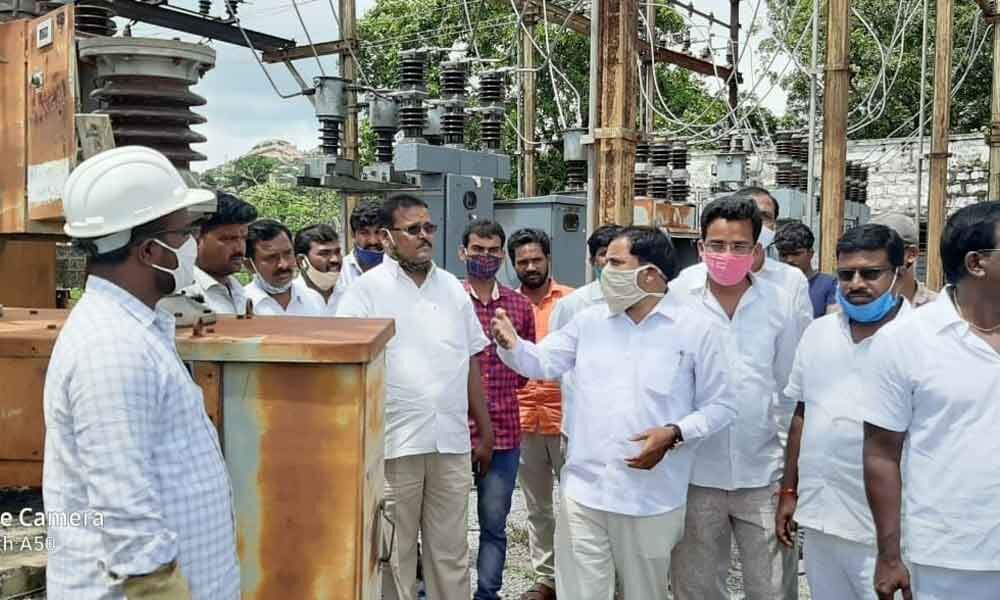 Ranga Reddy: Niranjan Reddy inspects Mission Bhagiratha project