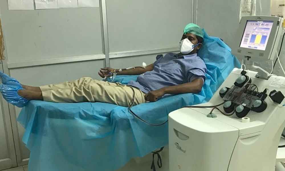 Karimnagar: Plasma therapy available at Chalmada hospital