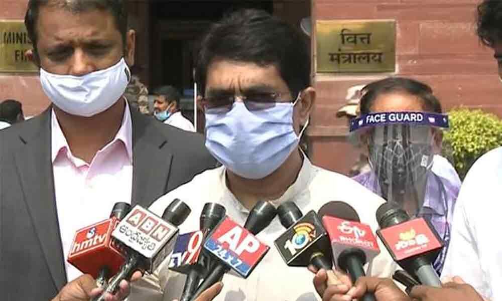 Andhra minister Buggana Rajendranath Reddy meets Nirmala Sitaraman ...