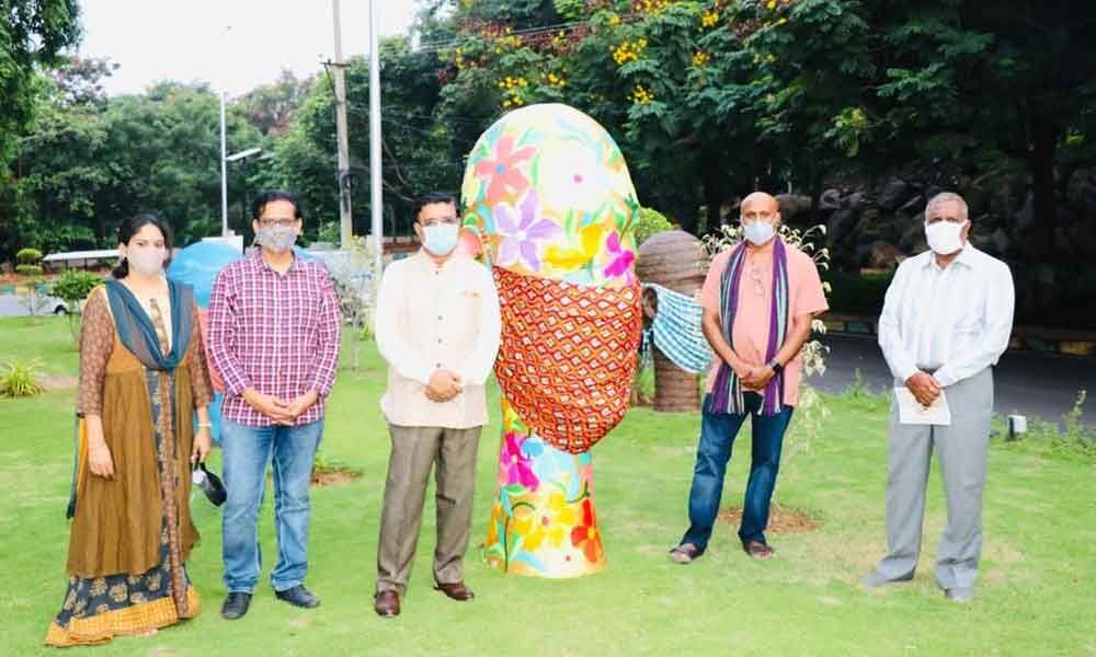 Hyderabad: Art Yagnam Project at HRD Institute