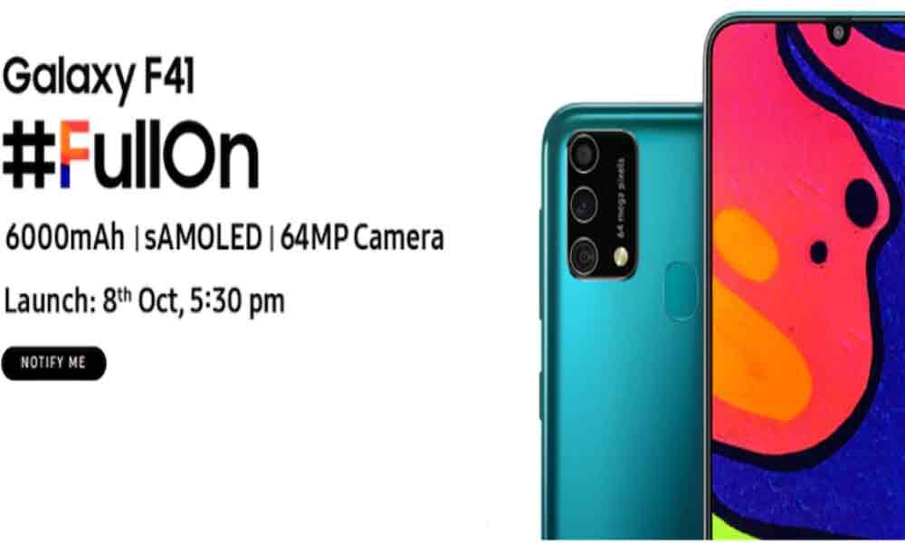 Samsung Galaxy F41 to Launch at 5:30 pm in India: Know Specifications