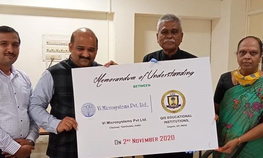Ongole: QIS signs MoU with Vi Micro Systems