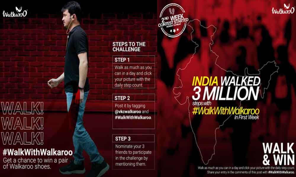 Walkaroo is back with its new #WalkWithWalkaroo Social Contest