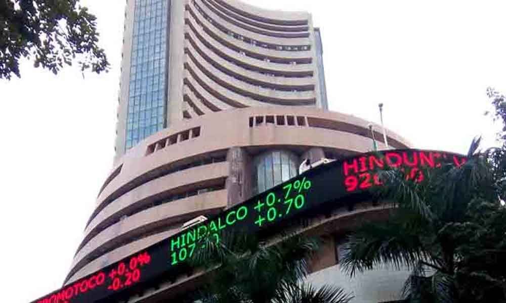 Equity indices fall, Sensex down 170 points